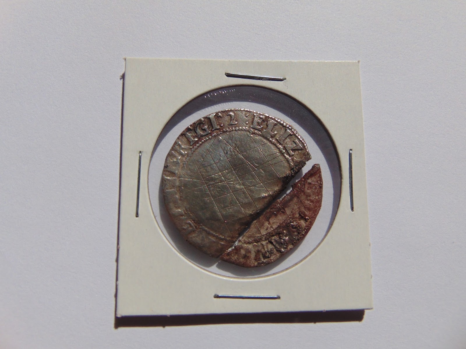 UK Hammered Coins: Queen of England Elizabeth I Silver Hammered Shilling