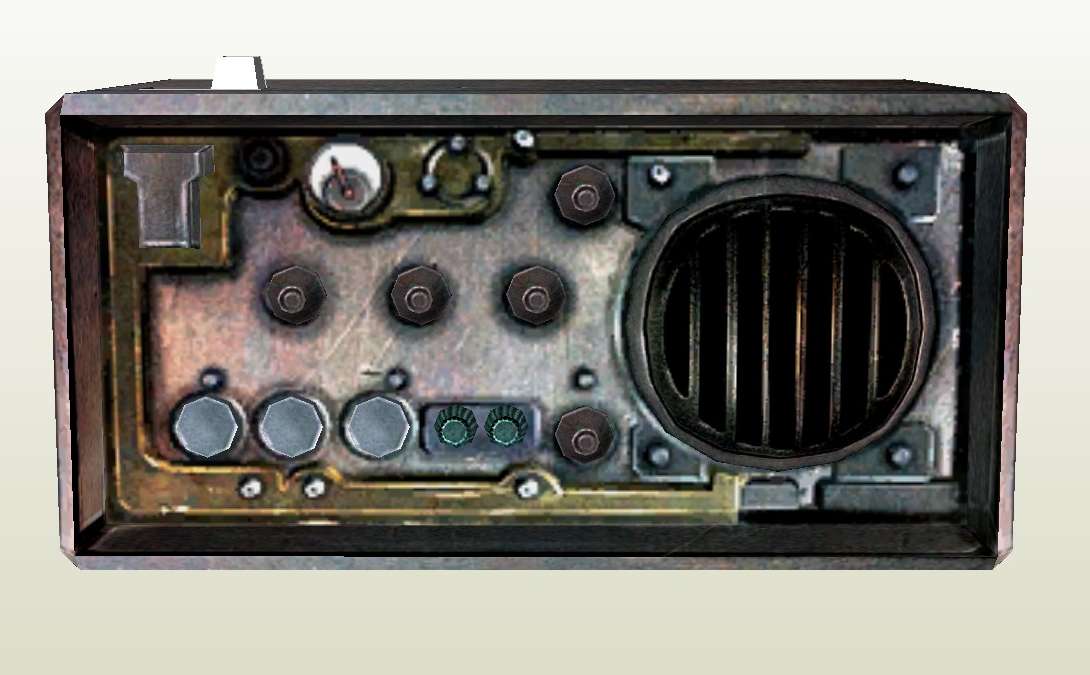 MTK's Card Craft: Fallout Enclave Radio