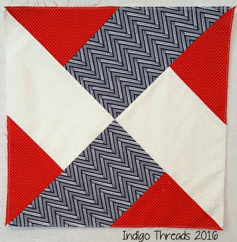 Indigo Threads: The Twin Sister block - a Tutorial