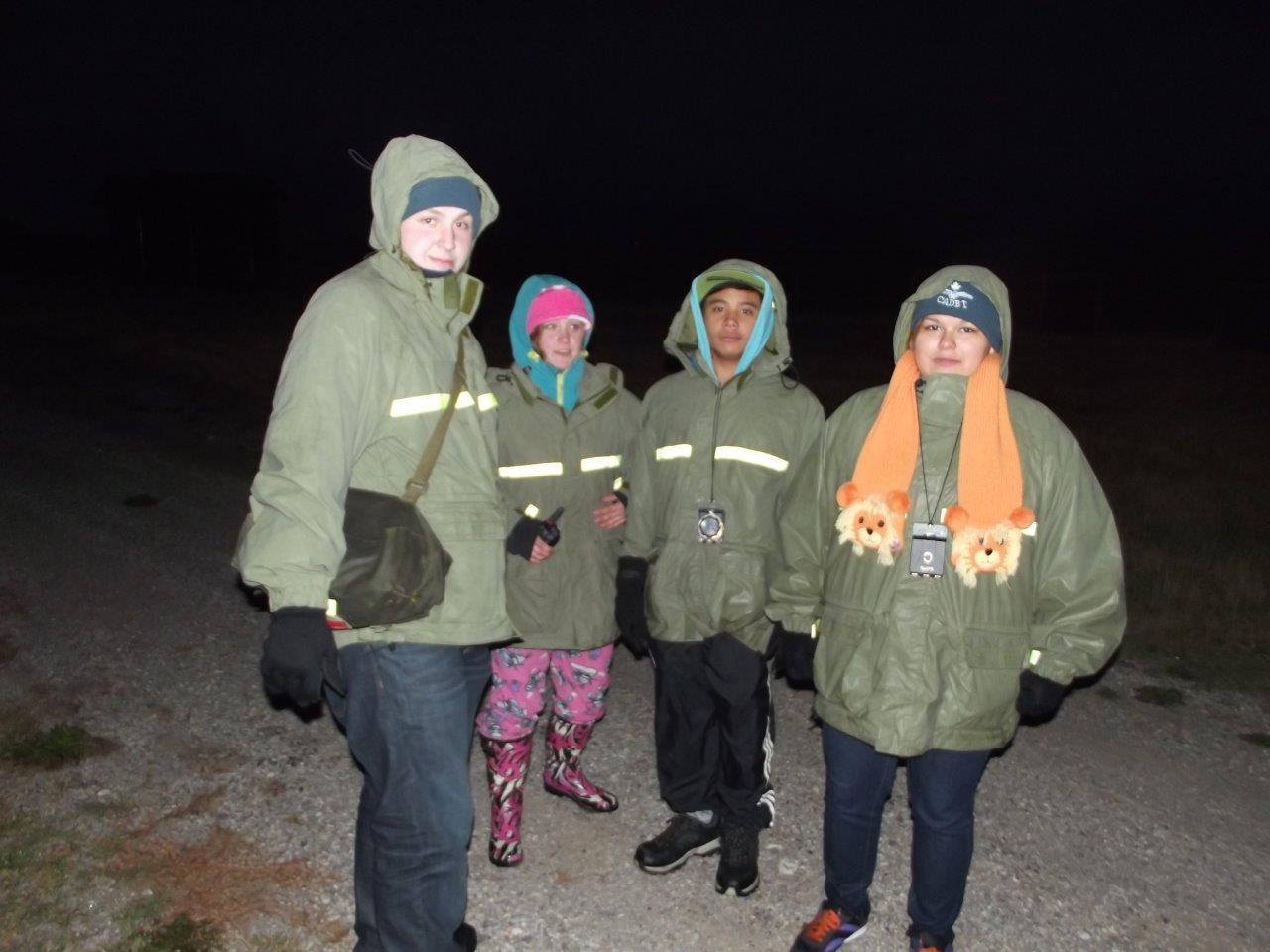 Crowsnest Pass Voice: Air Cadets complete map and compass march in the dark