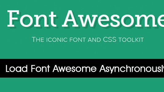 Mengatasi Render Blocking CSS Font Awesome Mengatasi Render Blocking CSS Font Awesome