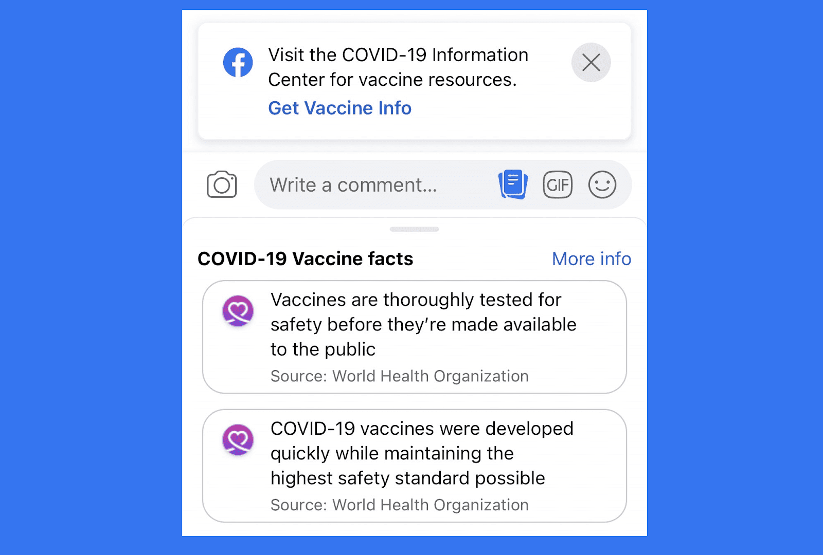 Facebook attempts to increase awareness by enabling Covid-19 vaccine ...