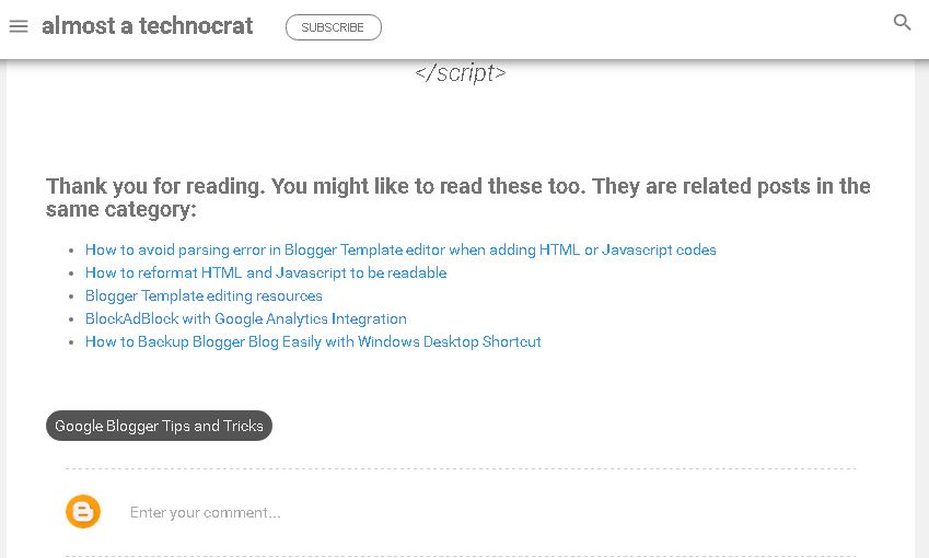 How to create a related posts list and place it right at the end of the ...