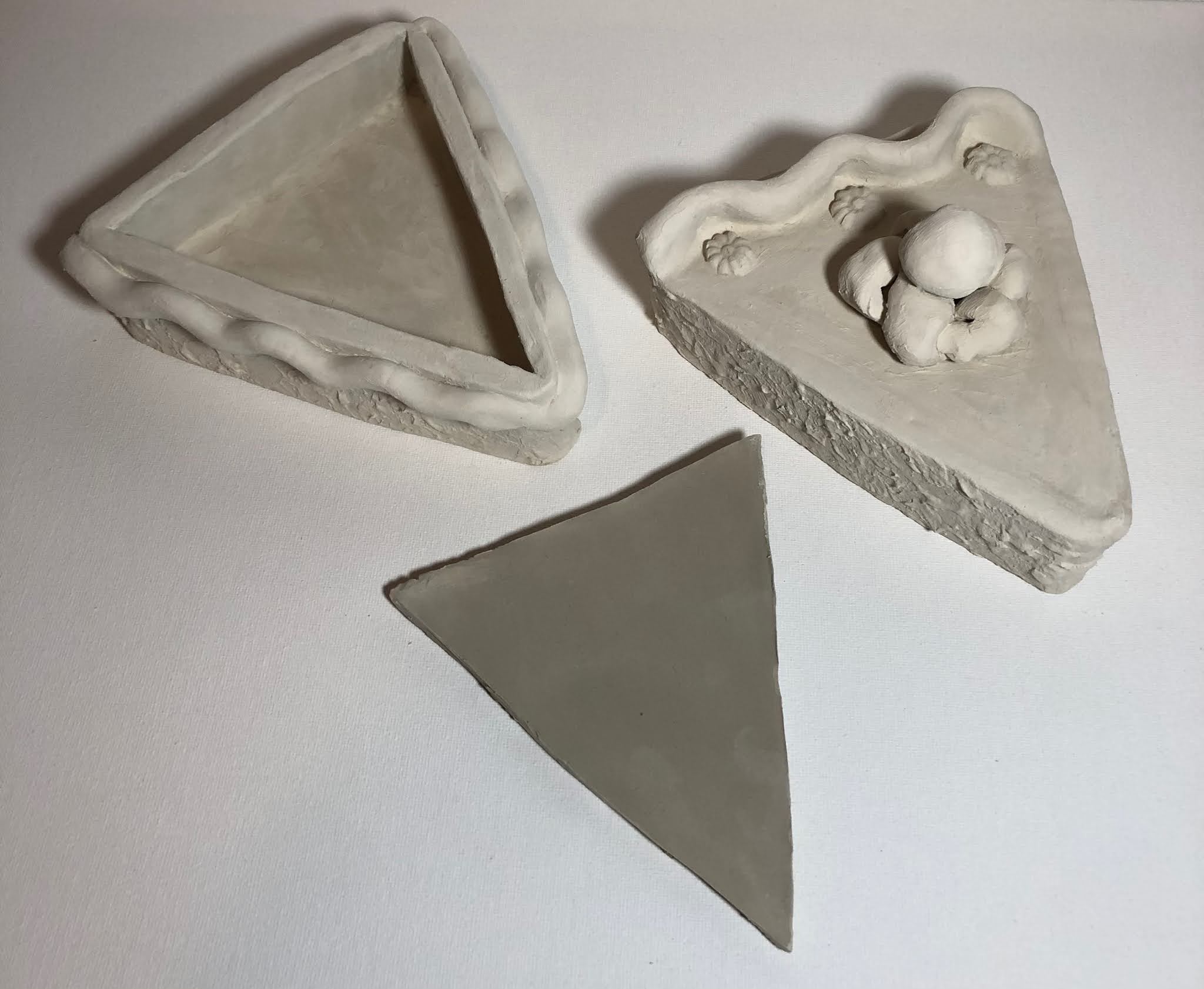 Rachel Dorn Ceramic Sculpture: Online Clay Students: Slab Projects