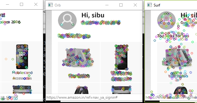 Plate Of Code: Feature Descriptor like ORB, Shift and Surf ...