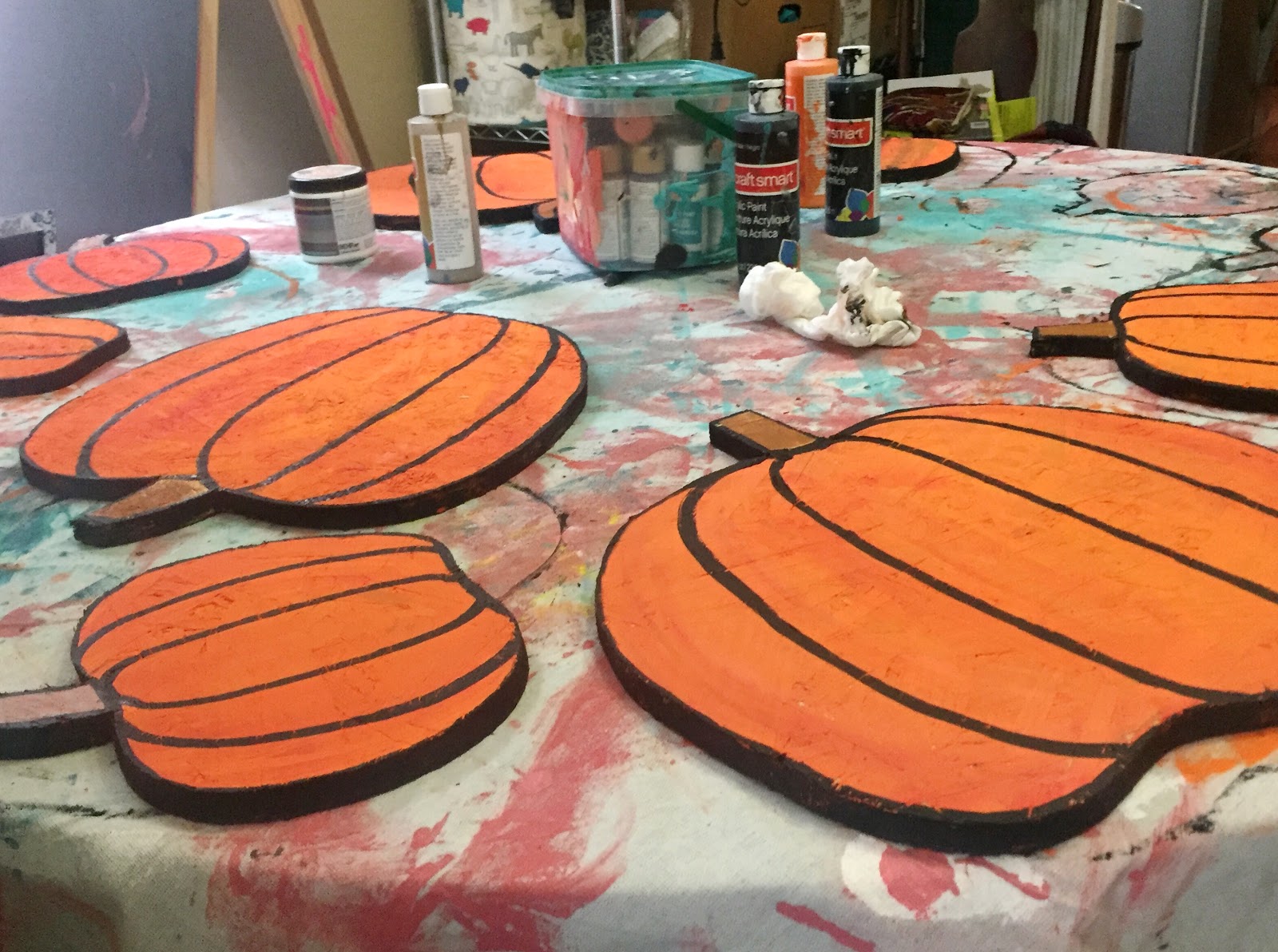 Golden Skies: DIY Pumpkin Patch