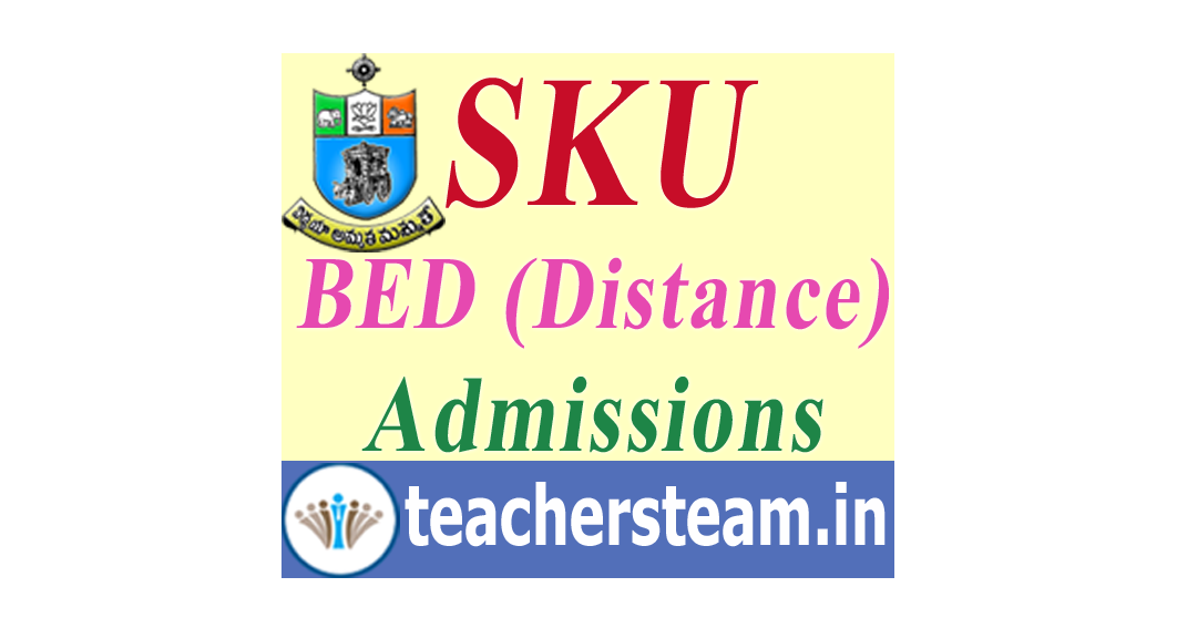 SKU BEd (Distance Mode) Admission Notification ~ TS Online Classes