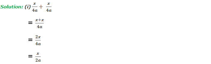 10 Math Problems: Addition and subtraction of algebraic fractions