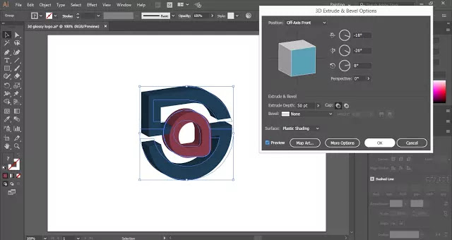 Create a 5G Glossy 3D Logo in Illustrator - Adobe Tutorial