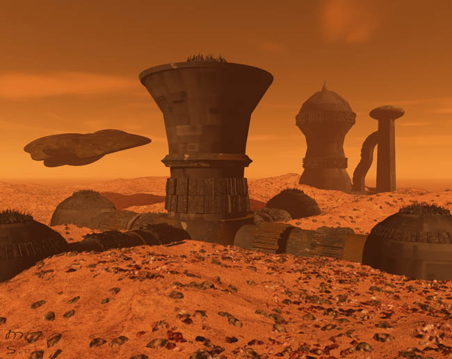 La Huerta de Fulcano: Mark Dwane - Monuments of Mars