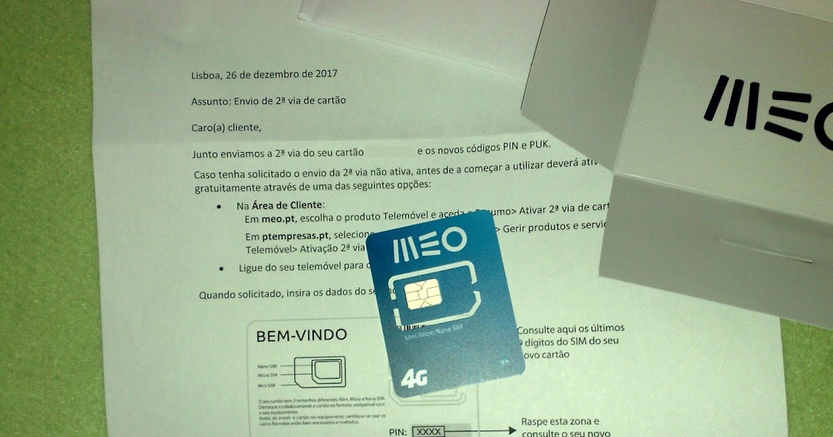 Como Pedir 2ª Via do Cartão MEO
