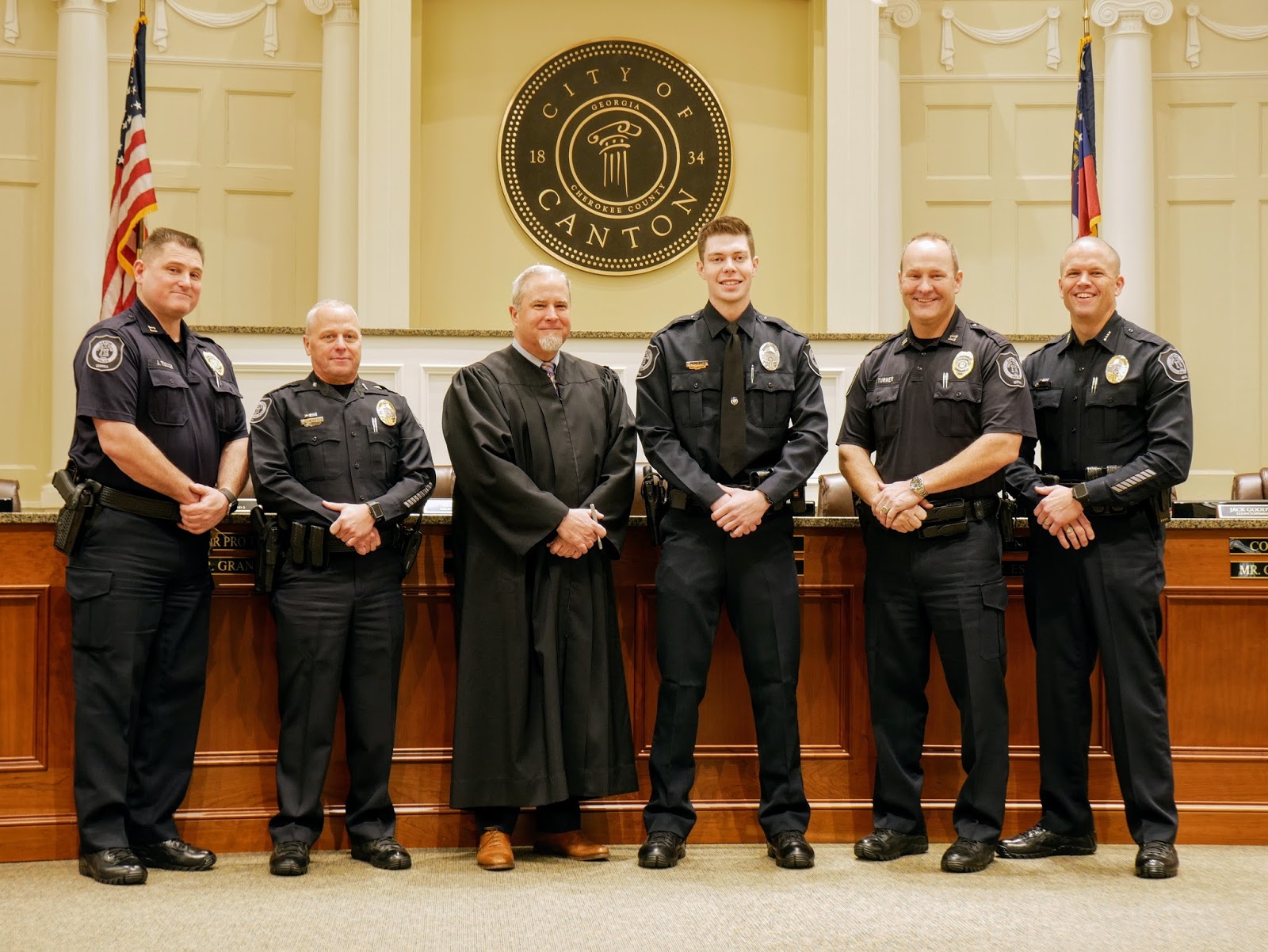 Canton Police Newsroom: New Officer Sworn In