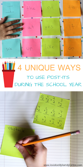 Our Five Ring Circus: 4 UNIQUE WAYS TO USE POST-ITS DURING THE SCHOOL YEAR