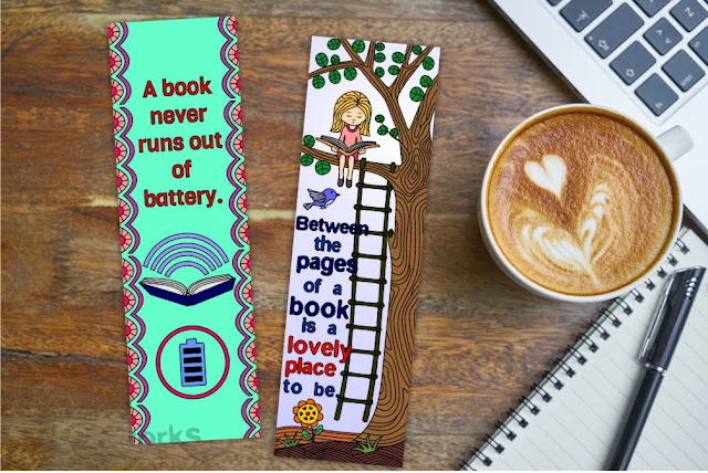 RicLDP Artworks: 8 Bookmarks (with Quotes on Reading and Books)