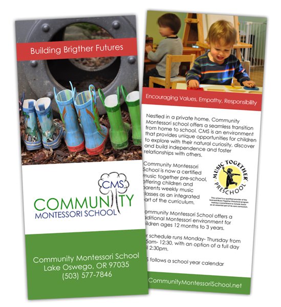 Woods Studio: Rack Card Design