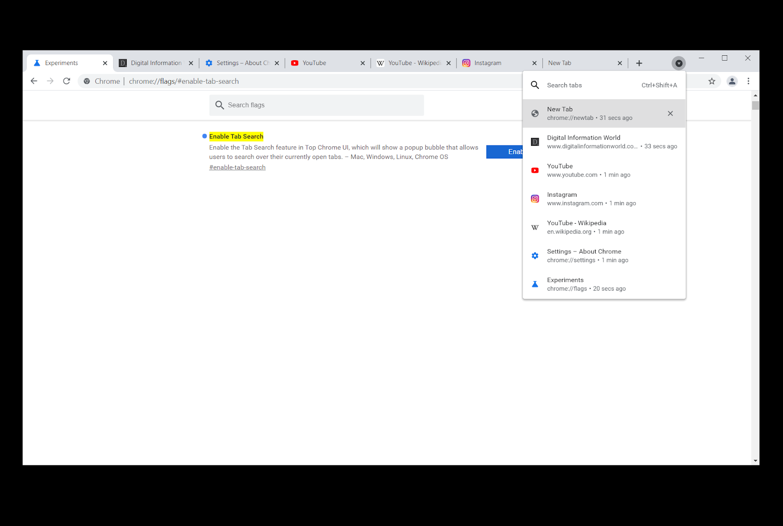 Google Chrome’s Tab Search Feature Gets Various Updates And Improvements