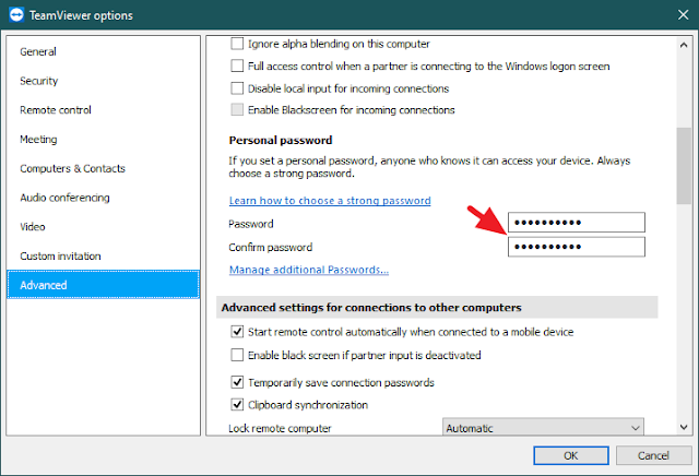 Cara Setting Password TeamViewer Terbaru Agar Tidak Berubah-Ubah - Cara ...