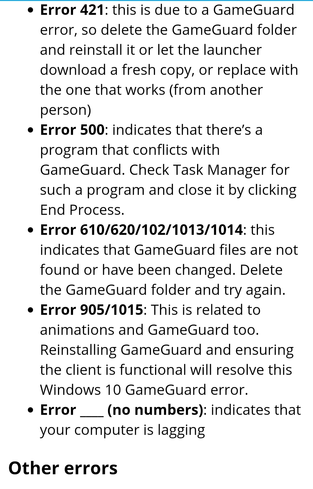 [Fixed] gameguard error (solved) - Tech2wire