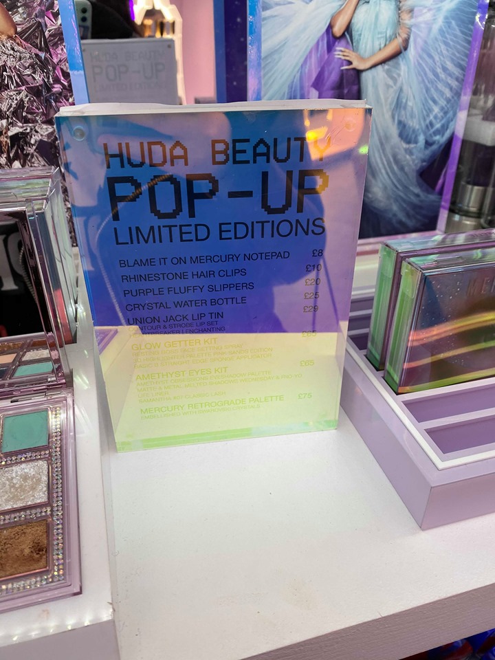 Visiting the First Huda Beauty Pop-Up Store in London | Olivia and Beauty