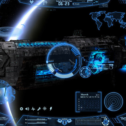 Neon clock rainmeter - bdacandy