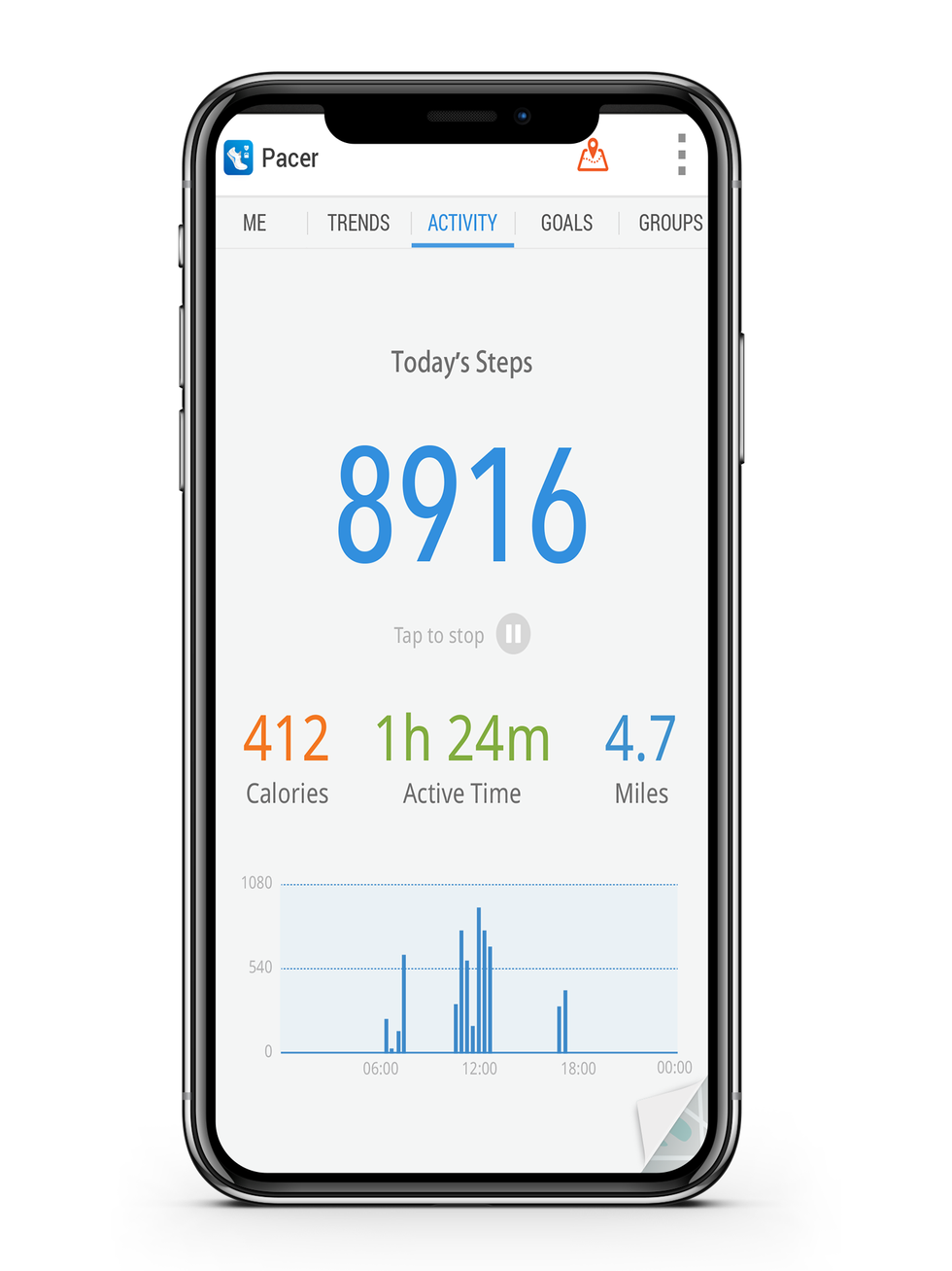 Download Pacer App for count Steps And Kilometer You Walk