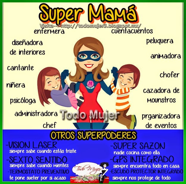 Todo Mujer: SOY UNA SUPER MAMÁ!