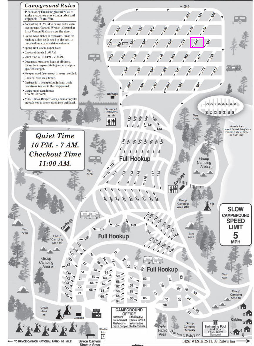 Two Utah Gypsies - RVing National Sites in the US: Ruby's Inn RV Park ...