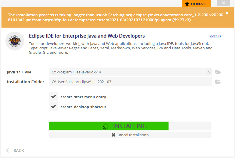 Universo Java Instalación De Eclipse Ide