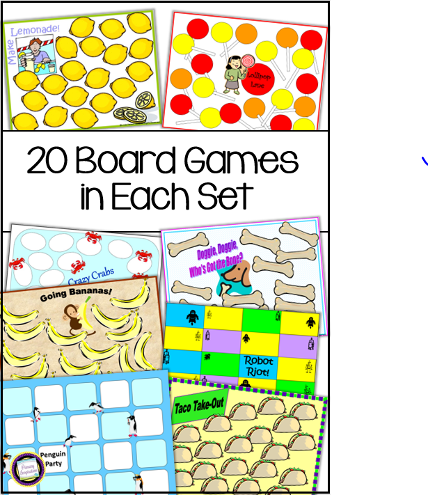 Primary Inspiration: Free Board Games... and Time for YOU to Get Creative!