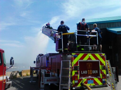 New Boston Ladder 18 in Operation 8-18-13 ~ Boston Fire Gear - Blog