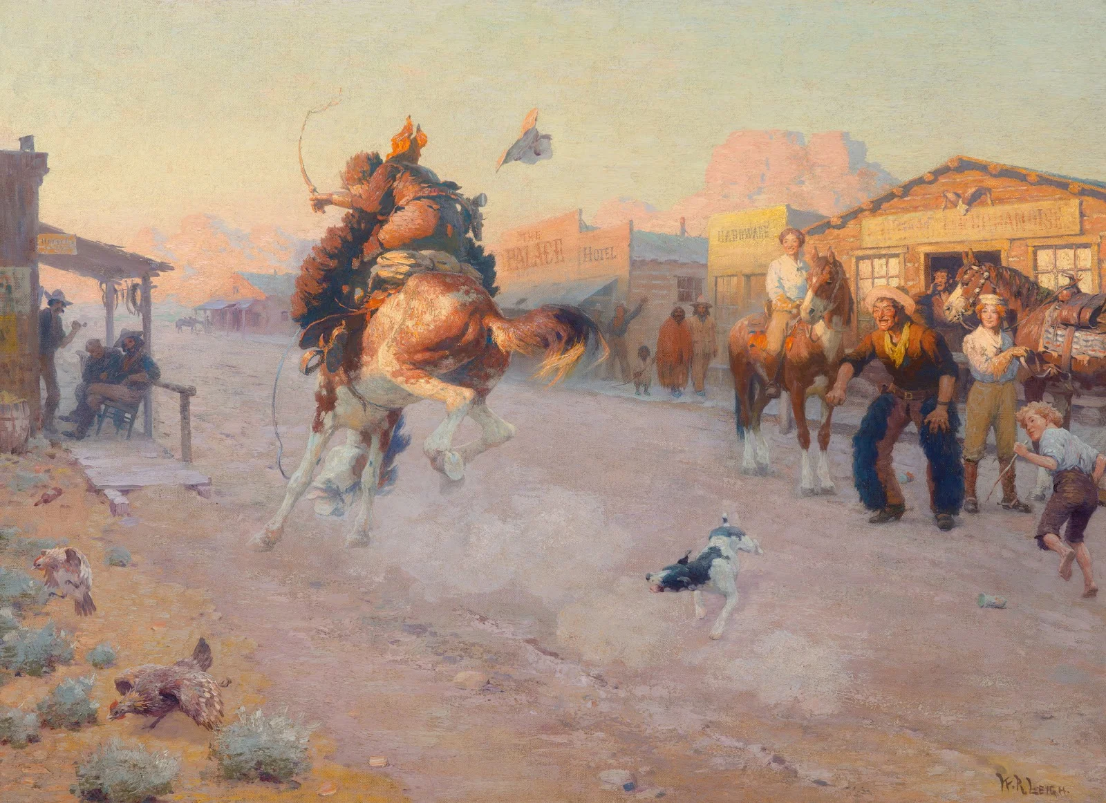 William R. Leigh (1866-1955) | Western scenes painter | Tutt'Art ...