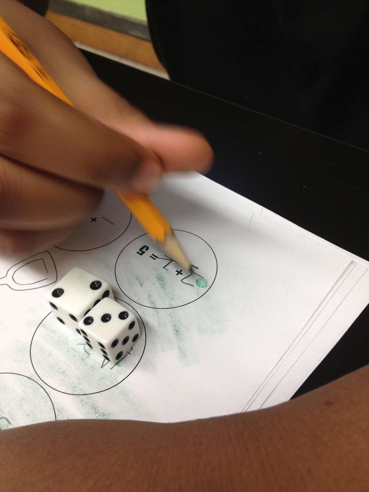 Autism Tank: Differentiated Dice Worksheets