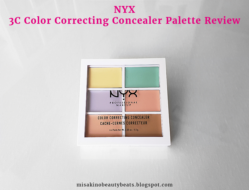Review: NYX 3C Color Correcting Concealer Palette - MISAKINO