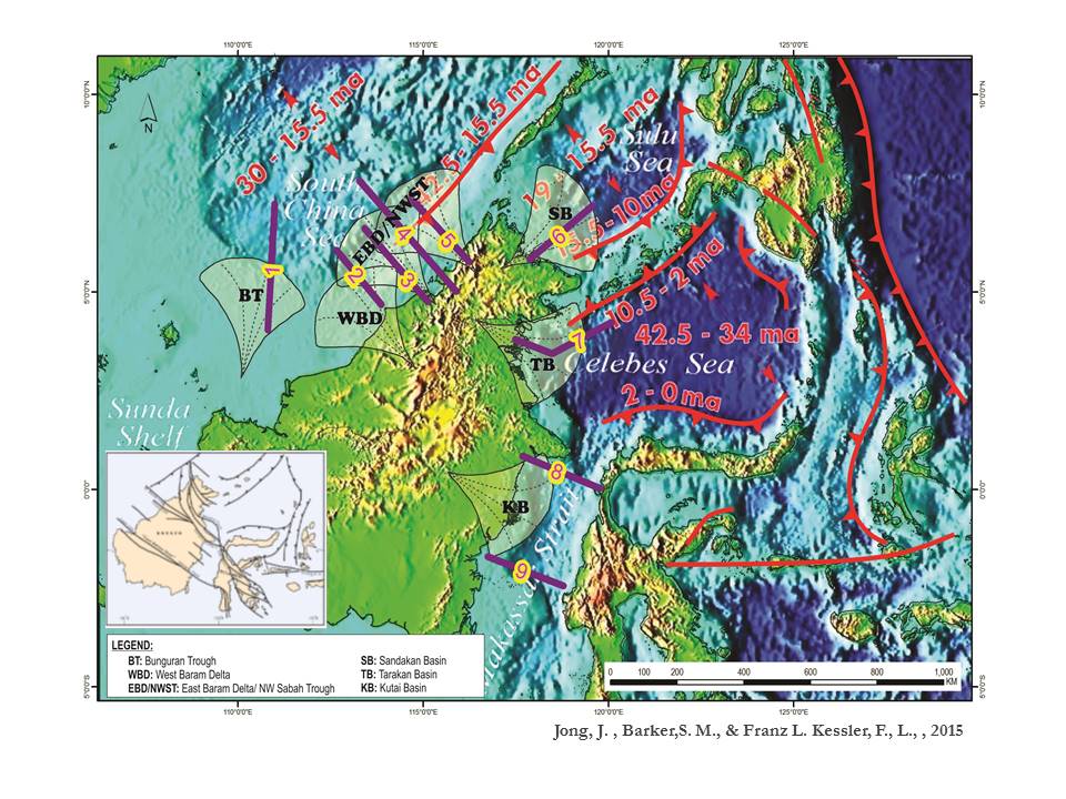 Seismic Atlas of SE Asian Basins: Baram & Sabah Basin