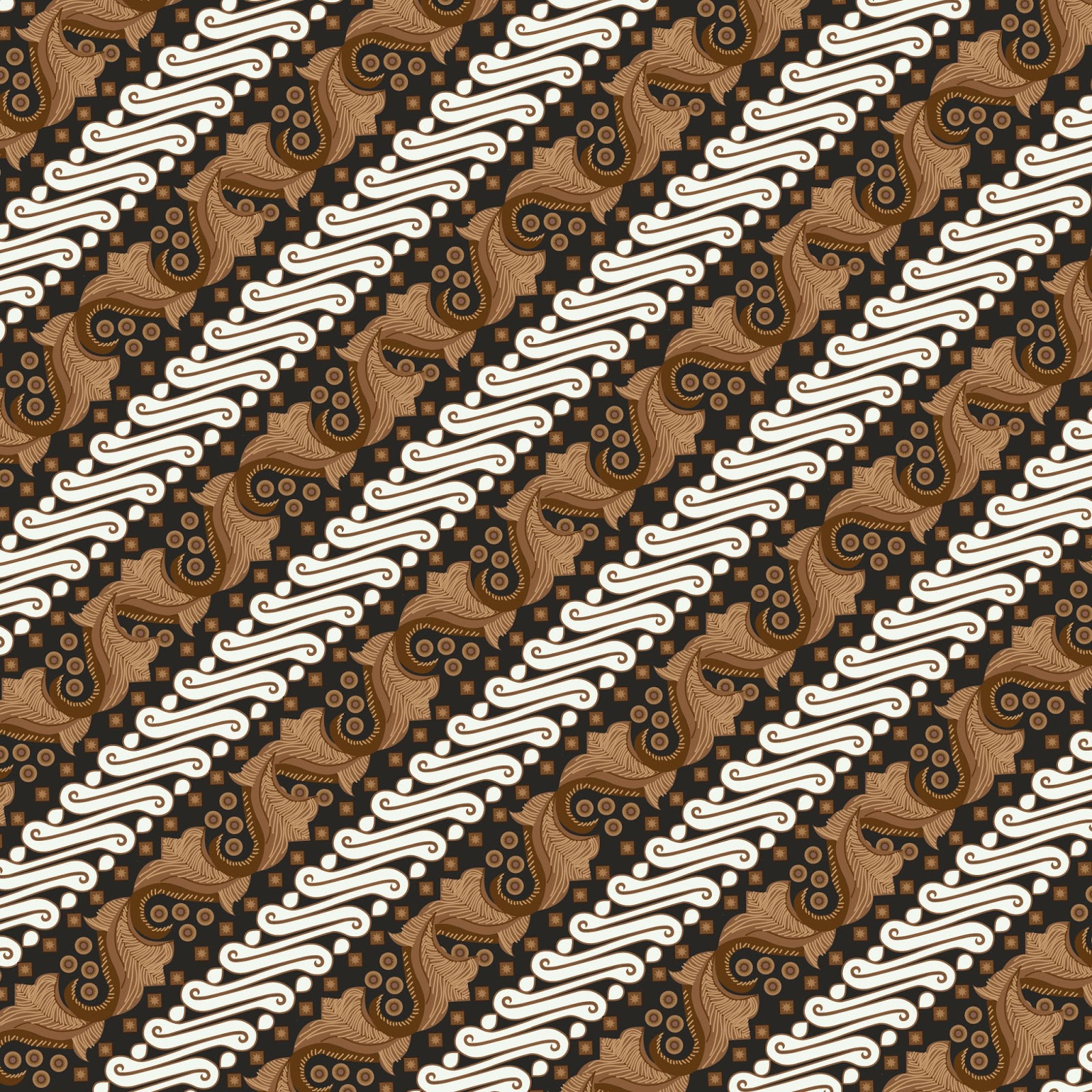 Vector Batik Parang Klitik Jogja Solo | Salman Alfa