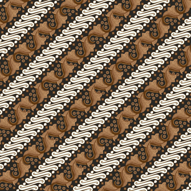 Vector Batik Parang Klitik Jogja Solo | Salman Alfa