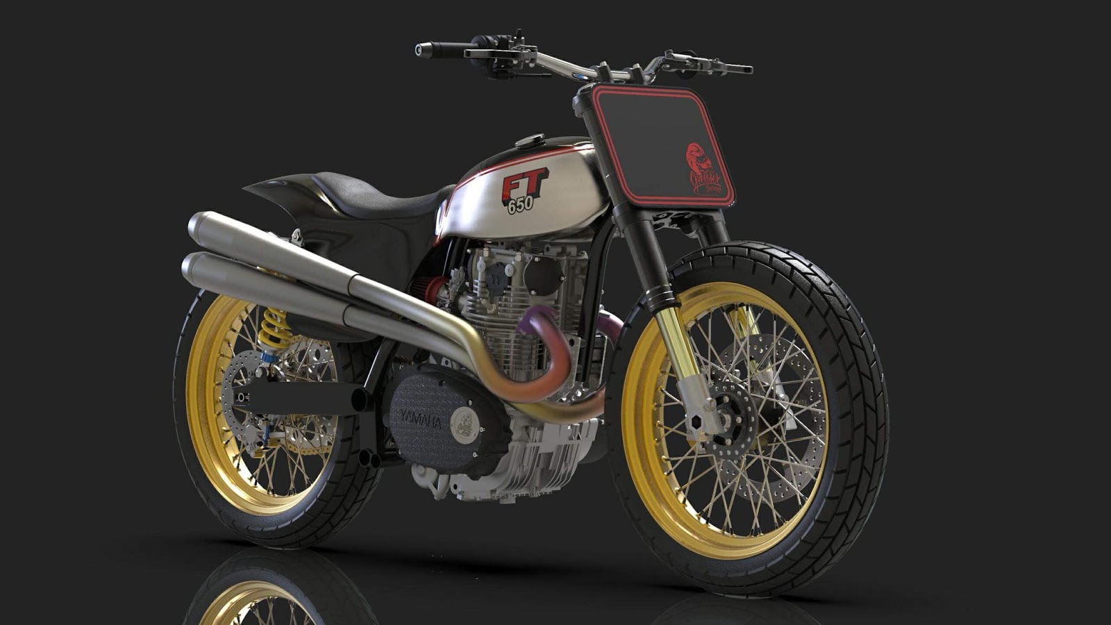 XS 650 yamaha flat track / Greaser Garage