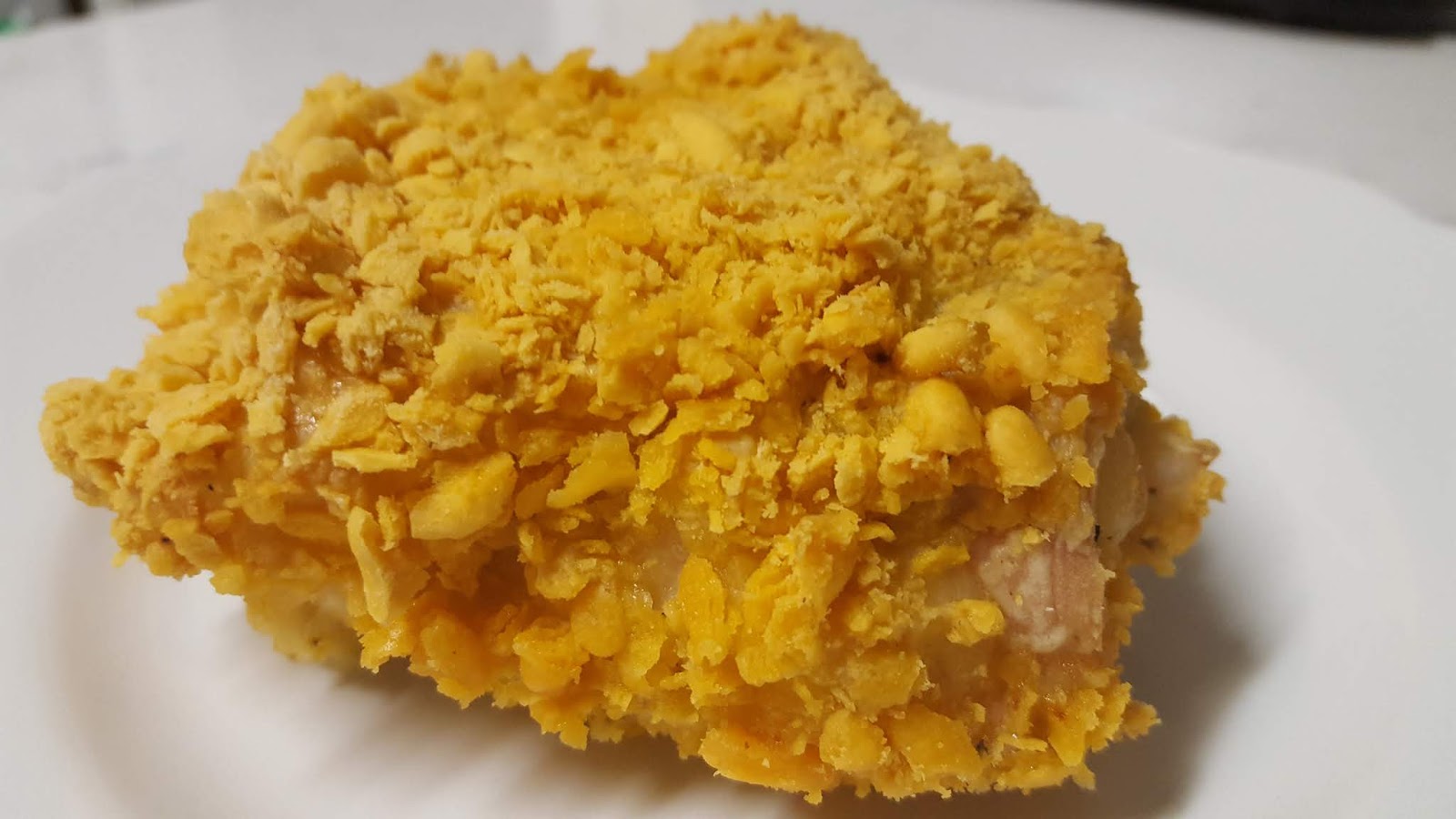 Goldfish Cracker Crusted Chicken Thighs