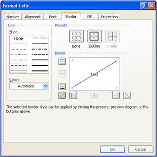 Excel Spreadsheets Help: How to Insert a Diagonal Line in Excel ...