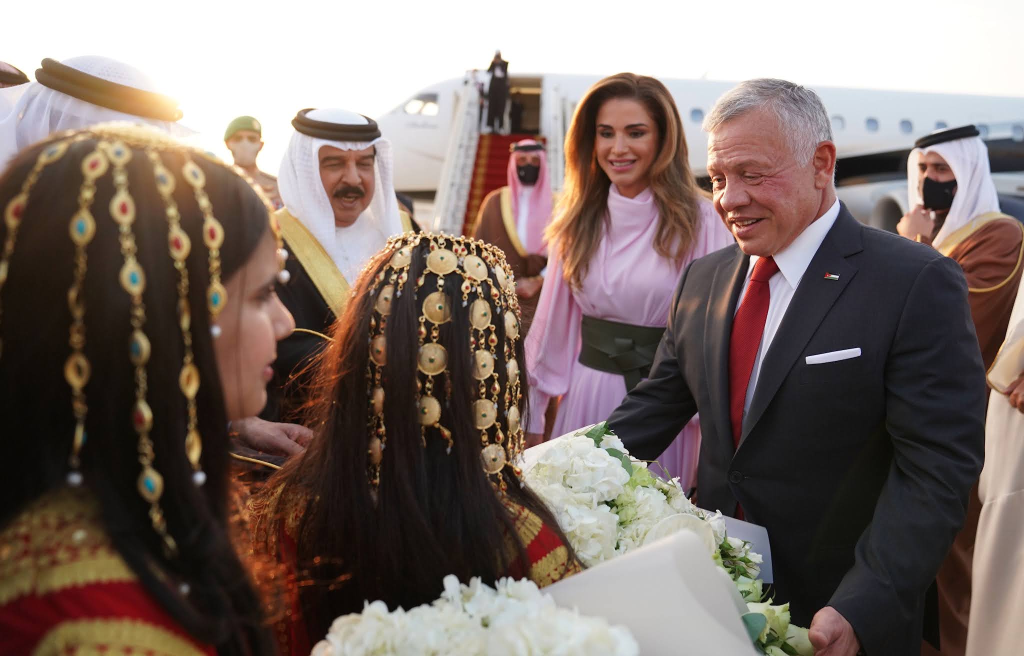 Visit to the Kingdom of Bahrain - Queen Rania's Closet ستايل الملكة رانيا