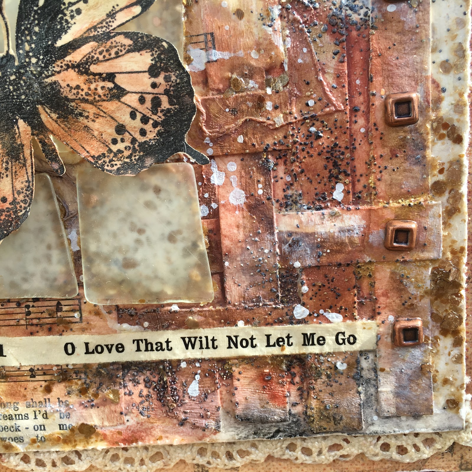 SewPaperPaint: Mixed Media Watercolor Collage and Altered Book Cover
