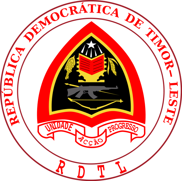 Brasões - Escudos - Bandeiras: TIMOR - LESTE ' Brasão de Armas e Bandeira
