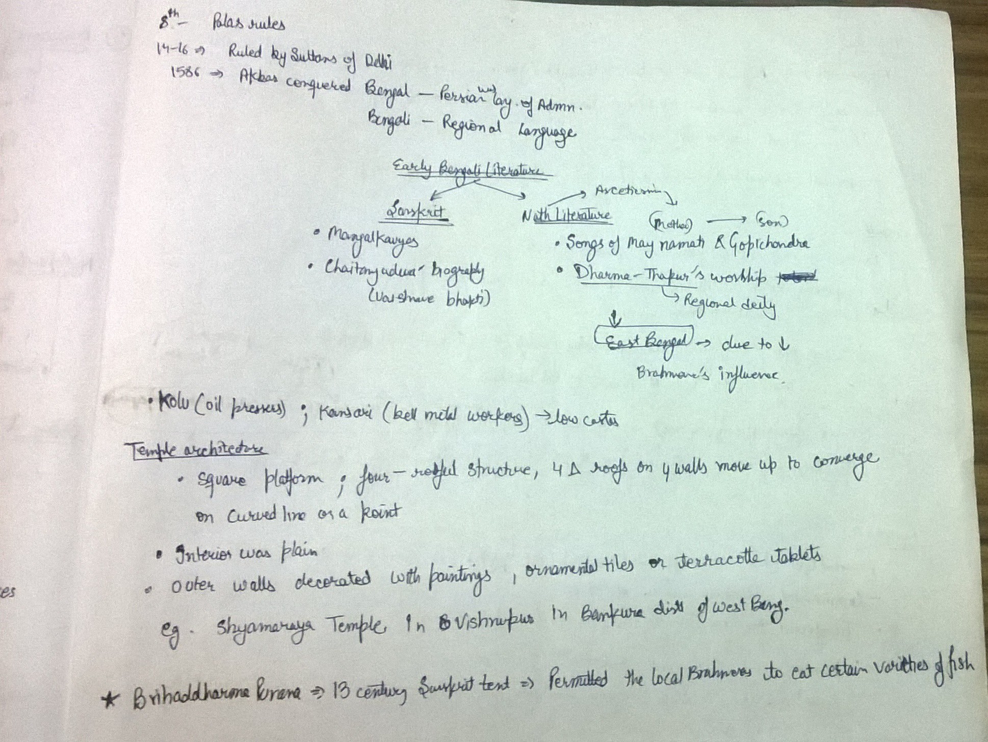 Ncert class 7 history notes all chapters