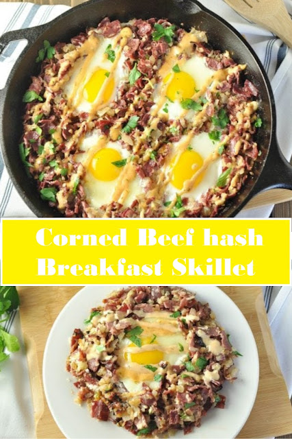 Delicious Corned Beef hash Breakfast Skillet
