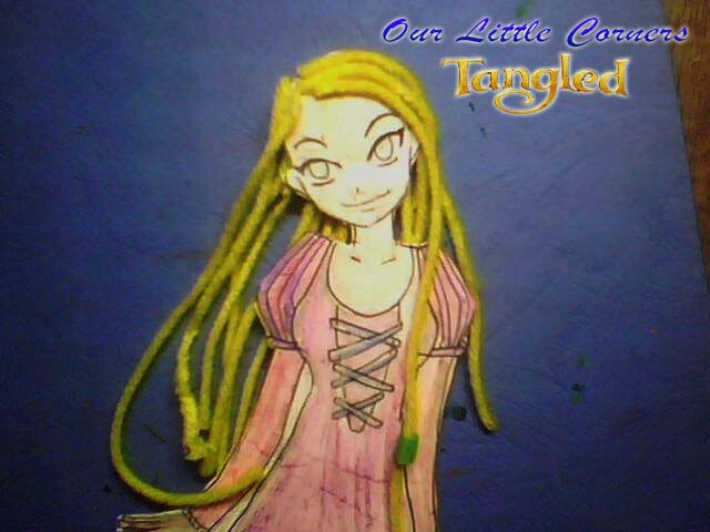 OUR LITTLE CORNERS: Tangled Rapunzel Puppet Stick