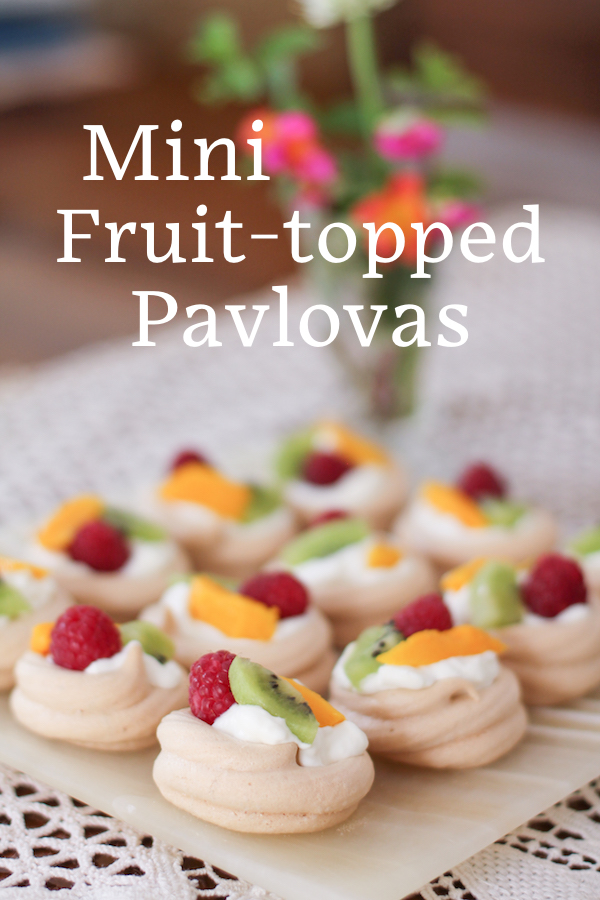 Food Lust People Love: Mini Fruit-topped Pavlovas #BakingBloggers