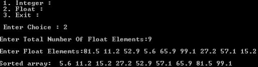 Write a function template for selection sort that inputs, sorts and ... Write a function template for selection sort that inputs, sorts and ...