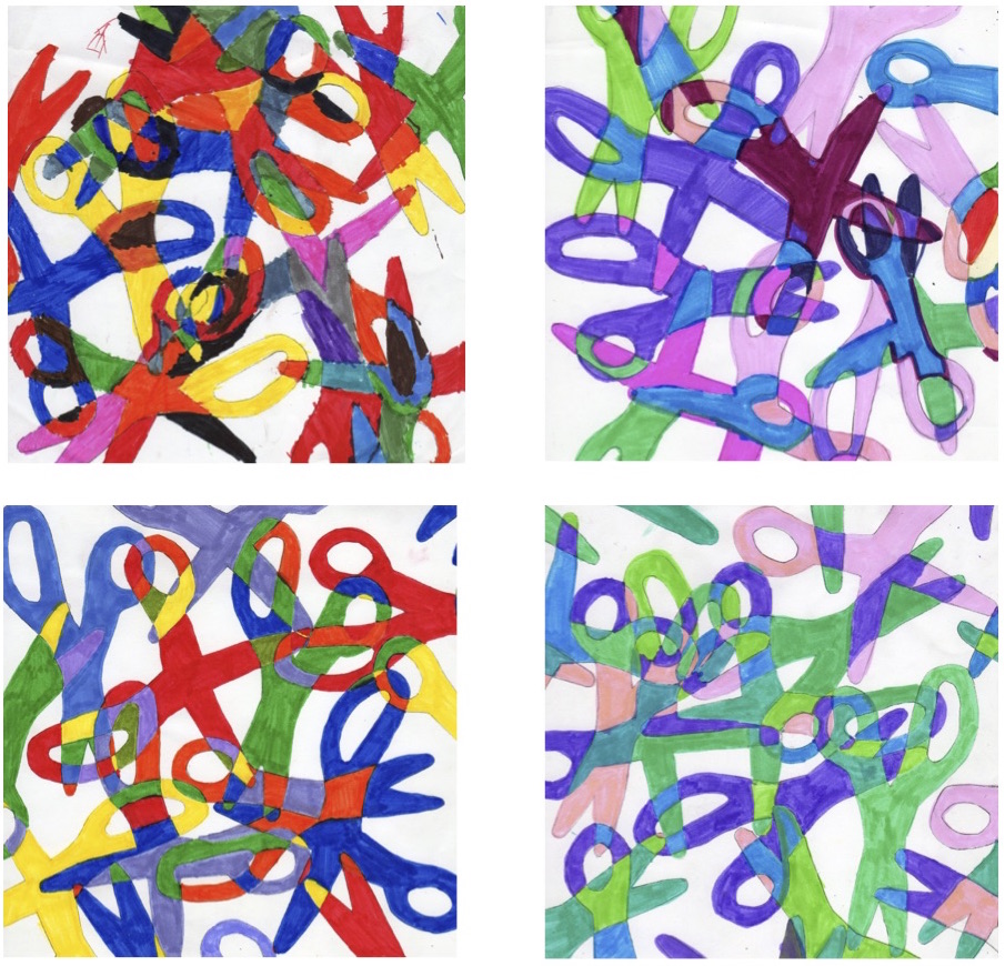 The Rolling Artroom: Fractured Scissors (4th-6th Grade)