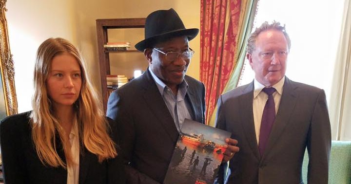 BLOG: Goodluck Jonathan meets with Andrew Forrest, founder of Walk Free ...