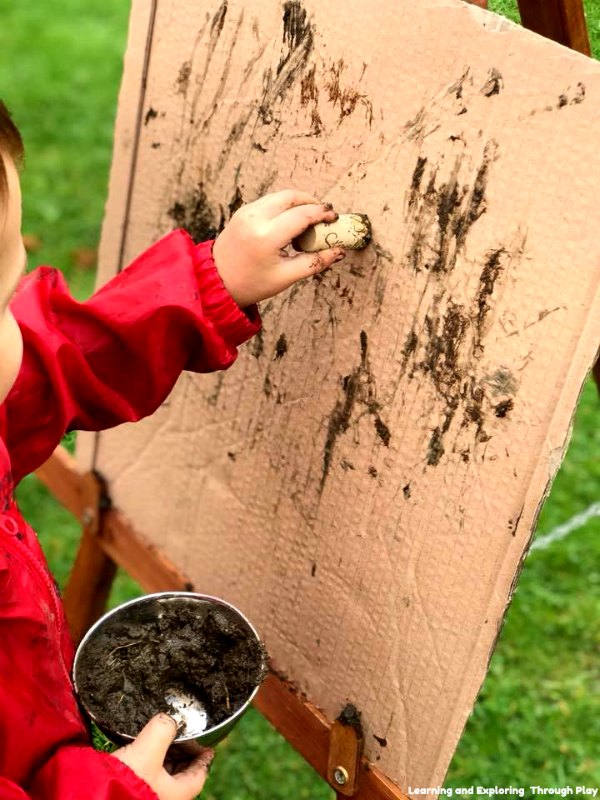 Learning and Exploring Through Play: Outdoor Mark Making Easels